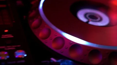 Turntables, buttons, sliders and wires o... | Stock Video | Pond5