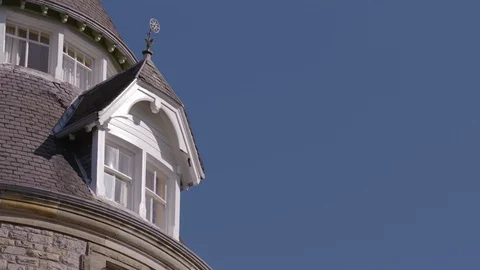 Turret Windows | Athol Palace Hotel, Sc... | Stock Video | Pond5