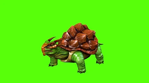 Turtle Attack Green Screen Animation an... | Stock Video | Pond5