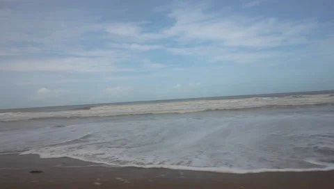 Tusan Beach with it's iconic sea-side cl... | Stock Video | Pond5