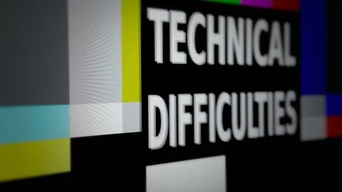 Technical Difficulties Screen Stock Footage ~ Royalty Free Stock Videos ...