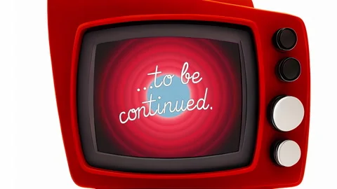 TV cartoon kawaii looney to be continued | Stock Video | Pond5