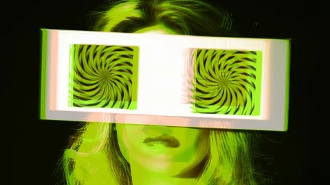 tv head television eyes glasses screen w... | Stock Video | Pond5