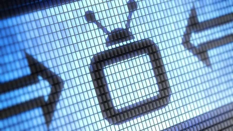 Tv Screen Icons Stock Footage ~ Royalty Free Stock Videos | Pond5