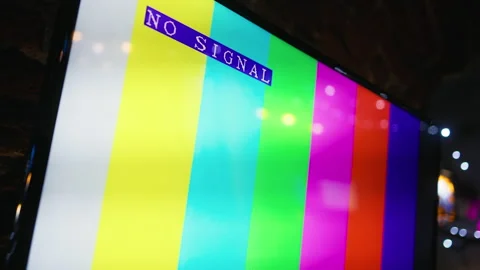 TV malfunction: Distortions and Interfer... | Stock Video | Pond5