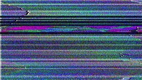 Tv No Signal. VHS Noise Glitch. Real Ana... | Stock Video | Pond5