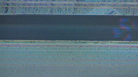 TV noise shimmer. VHS defects, noise and... | Stock Video | Pond5