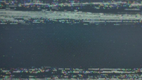 TV noise shimmer. VHS defects, noise and... | Stock Video | Pond5