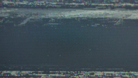 TV noise shimmer. VHS defects. | Stock Video | Pond5