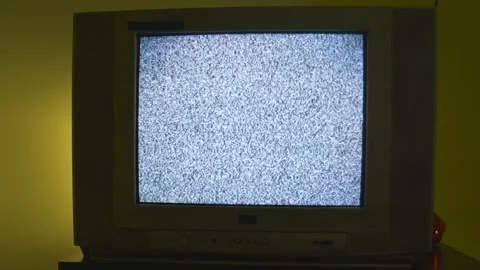 Tv Reflecting Black & white Screen low l... | Stock Video | Pond5