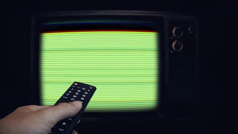 Tv Remote Changing Channels Old Televisi... | Stock Video | Pond5