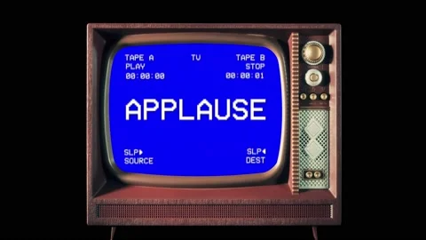 TV retro msg Analog VHS double tape appl... | Stock Video | Pond5