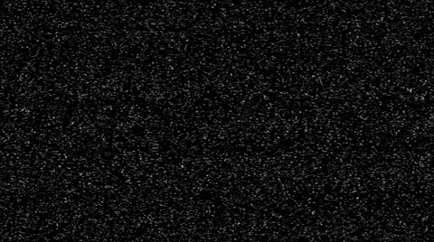 tv snow static noise black and white | Stock Video | Pond5