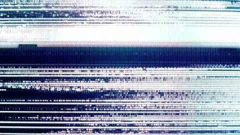 Tv static and distortion VHS effect. VHS... | Stock Video | Pond5
