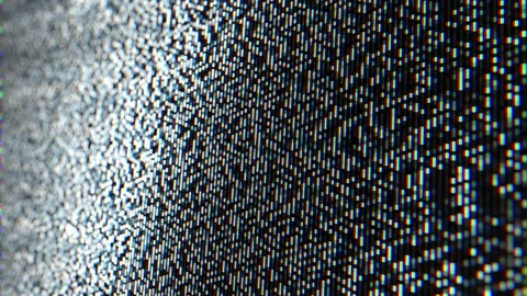 TV static noise intro animation. Pixel g... | Stock Video | Pond5