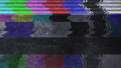 Tv Static Noise with Magnet Transmission | Stock Video | Pond5