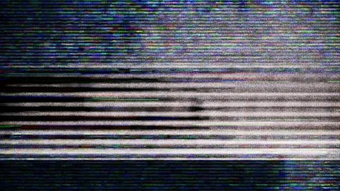 Tv Static Noise with Magnet Transmission... | Stock Video | Pond5