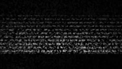 Tv Static Noise with Magnet Transmission... | Stock Video | Pond5