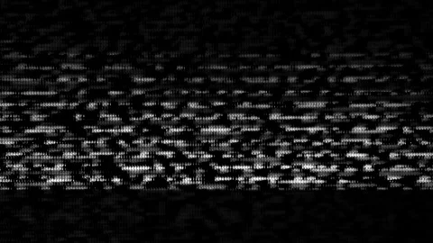 Tv Static Noise with Magnet Transmission... | Stock Video | Pond5