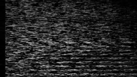 Tv Static Noise with Magnet Transmission... | Stock Video | Pond5