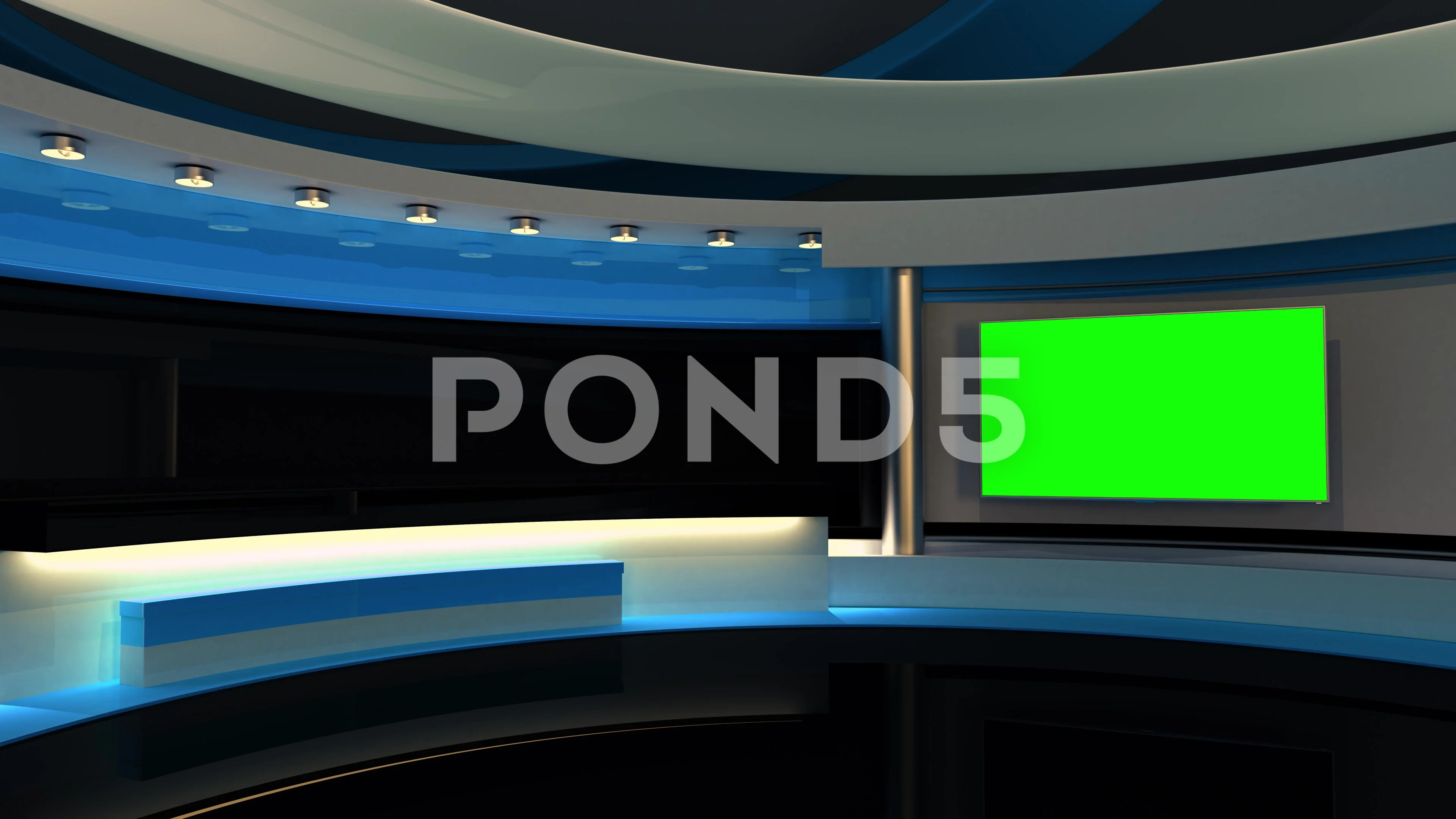 News Studio Backdrop