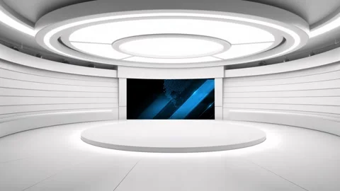 News Studio Background Stock Video Footage | Royalty Free News Studio ...