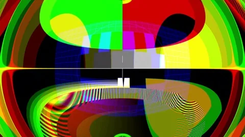 tv television broadcast screen test patt... | Stock Video | Pond5