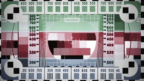 Tv Test Card Stock Footage ~ Royalty Free Stock Videos | Pond5