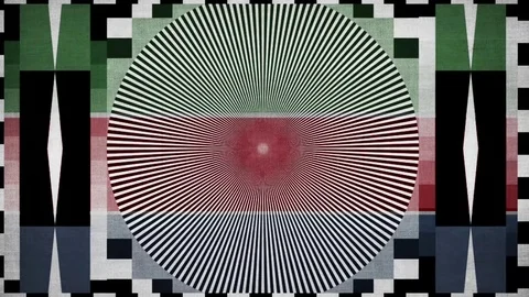 tv test card - television test signal | Stock Video | Pond5