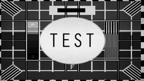 Tv Test Card Stock Footage ~ Royalty Free Stock Videos | Pond5