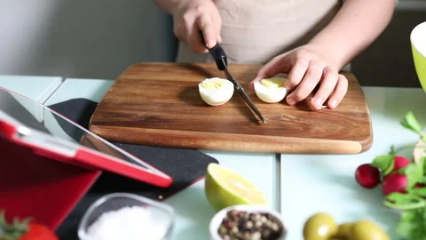 Tween cooking according the tutorial of ... | Stock Video | Pond5