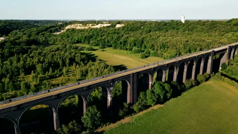 Twemlow Viaduct. Cheshire | Stock Video | Pond5