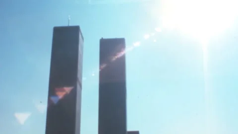 Twin Towers World Trade Center Stock Footage ~ Royalty Free Stock ...