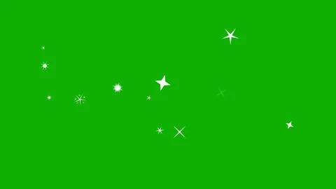 Twinkling sparkles green screen motion g... | Stock Video | Pond5