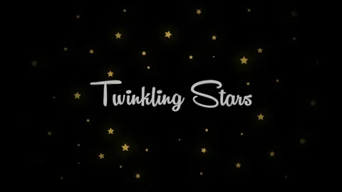 Twinkling Stars ~ After Effects Project #280134677 | Pond5