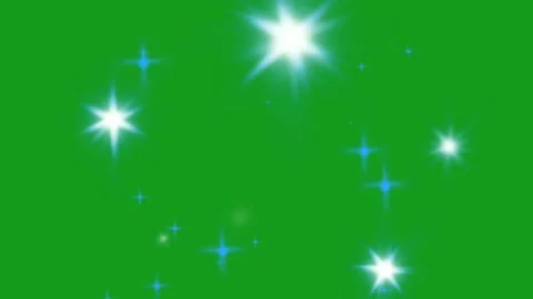 Twinkling stars motion graphics with gre... | Stock Video | Pond5