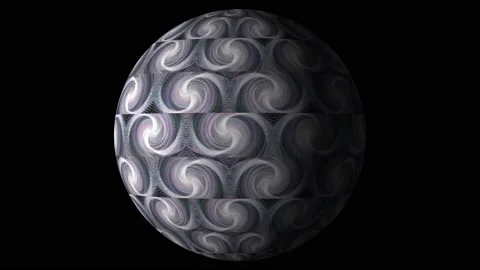 Twirl reflection abstract sphere ball te... | Stock Video | Pond5