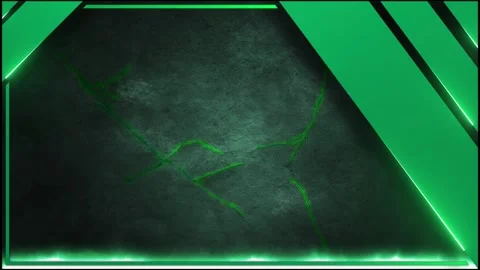 Twitch Overlay Stream Overlay Hd. Green ... | Stock Video | Pond5
