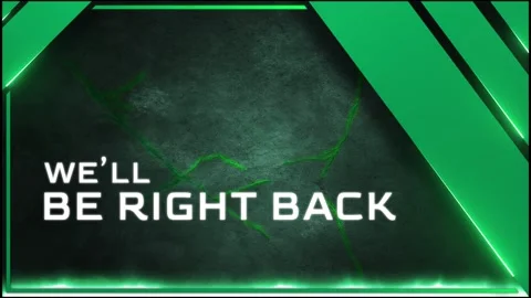 Twitch Overlay Stream Overlay Hd. Green ... | Stock Video | Pond5