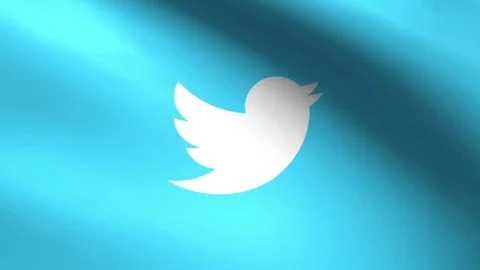 Twitter Flag Seamless Loop | Stock Video | Pond5