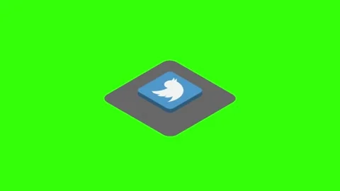 twitter icon background animated, logo s... | Stock Video | Pond5