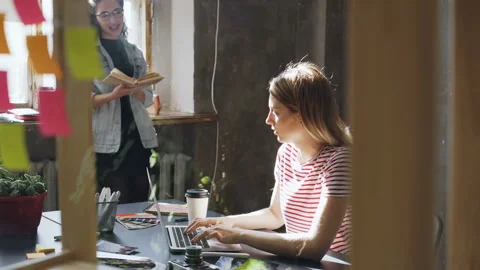 Girls Working N Stock Videos – Royalty-Free HD & 4K Videos | Pond5