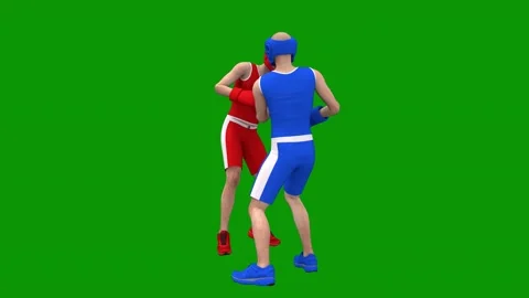 Woman Boxing Green Screen Stock Video Footage | Royalty Free Woman ...