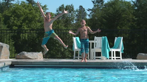 Jumping Into Pool Stock Video Footage | Royalty Free Jumping Into Pool ...