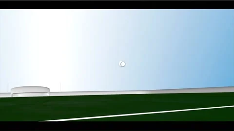 Two cartoon playing football animation. ... | Stock Video | Pond5