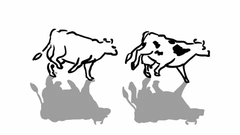 White Cow Cartoon Stock Videos – Royalty-Free HD & 4K Videos | Page 4