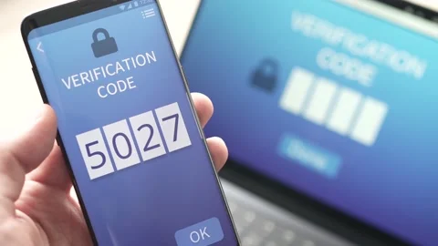 Two Factor Authentication 2FA Code on a ... | Stock Video | Pond5