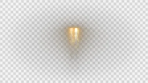 Two falling meteorites, trail of fire, l... | Stock Video | Pond5