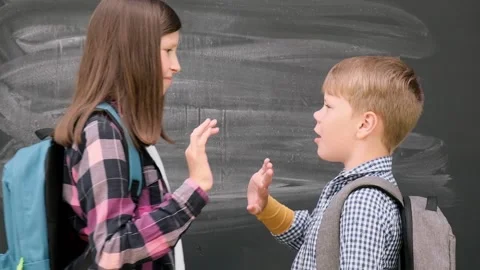 Kids Say Hello Stock Video Footage | Royalty Free Kids Say Hello Videos ...