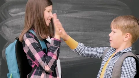 Kids Say Hello Stock Video Footage | Royalty Free Kids Say Hello Videos ...